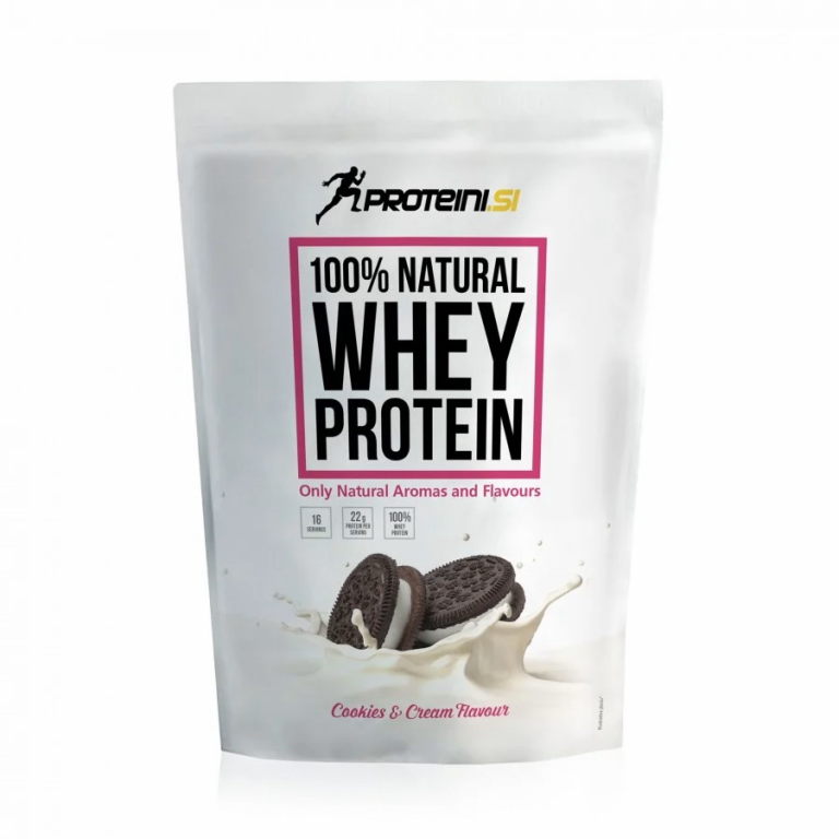 PROTEINI SI 100% Natural whey protein Cookies & Cream - Shop Net